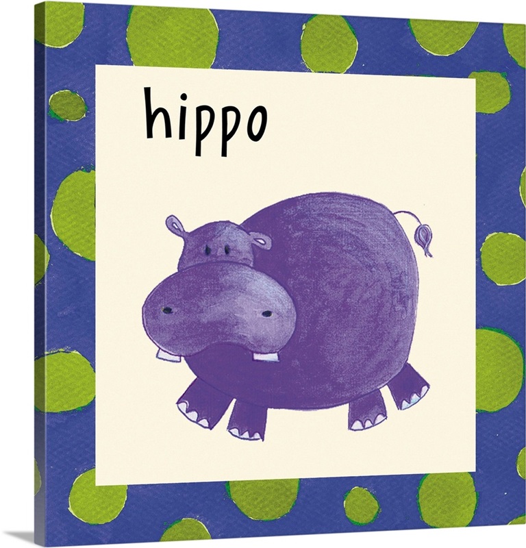 Hippo | Great Big Canvas