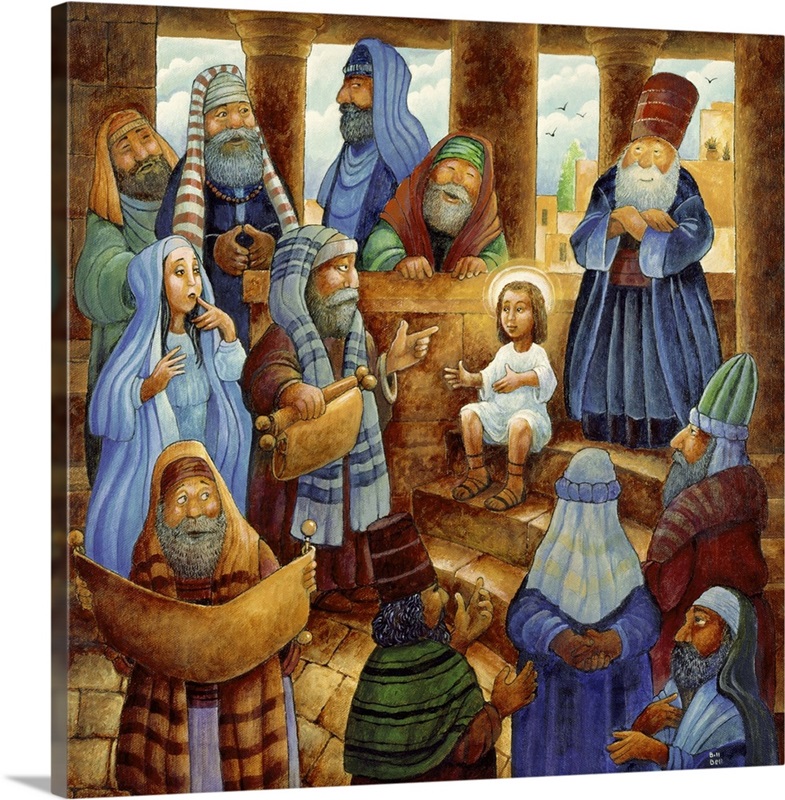 Jesus In Temple | Great Big Canvas