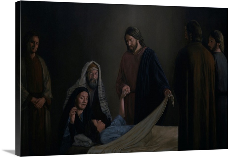 Jesus Raising The Daughter Of Jairus | Great Big Canvas