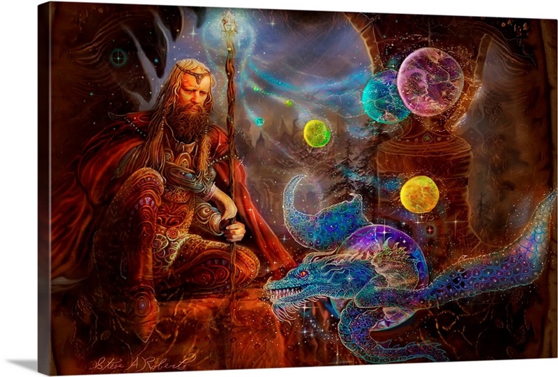 King Arthur's Dragon, Mirlen | Great Big Canvas