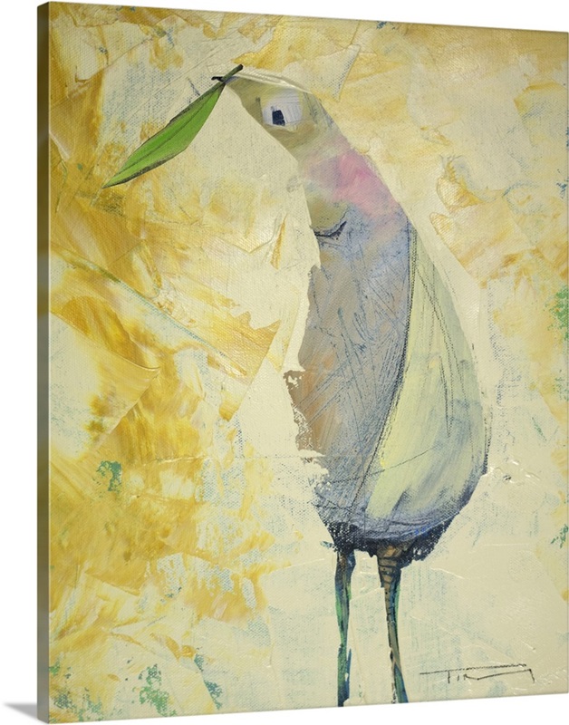 Looking Back Peace Bird | Great Big Canvas