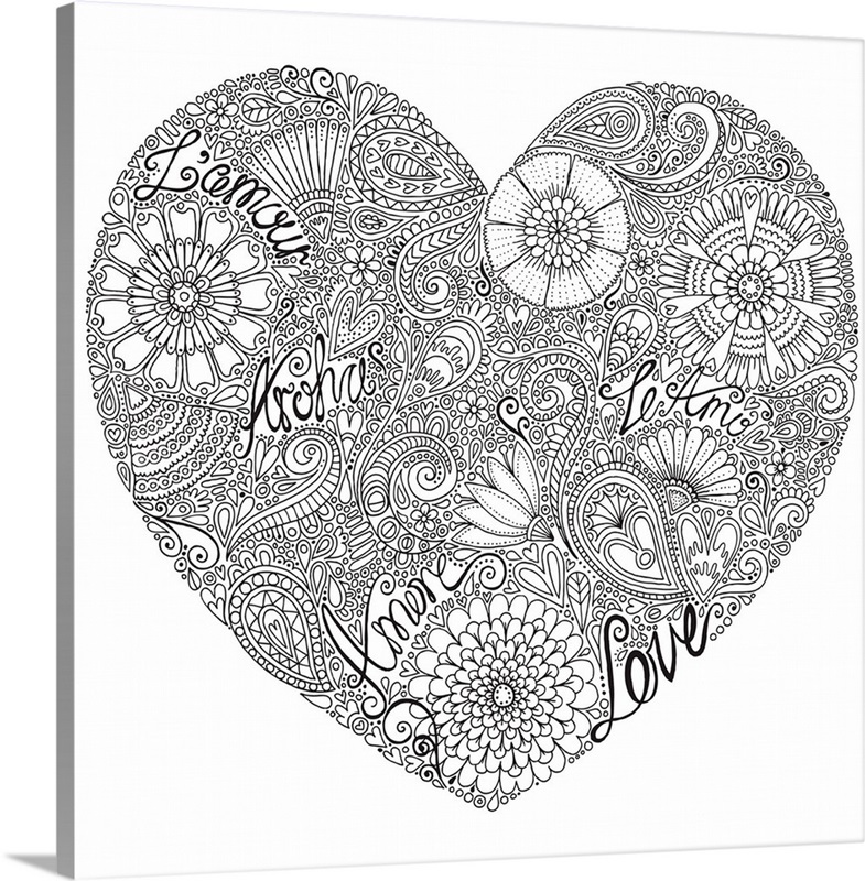 Love Heart Wall Art, Canvas Prints, Framed Prints, Wall Peels | Great ...