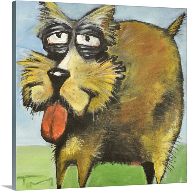 Murphy Stout Dog | Great Big Canvas