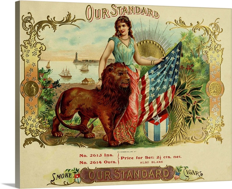 Our Standard - Vintage Cigar Box | Great Big Canvas