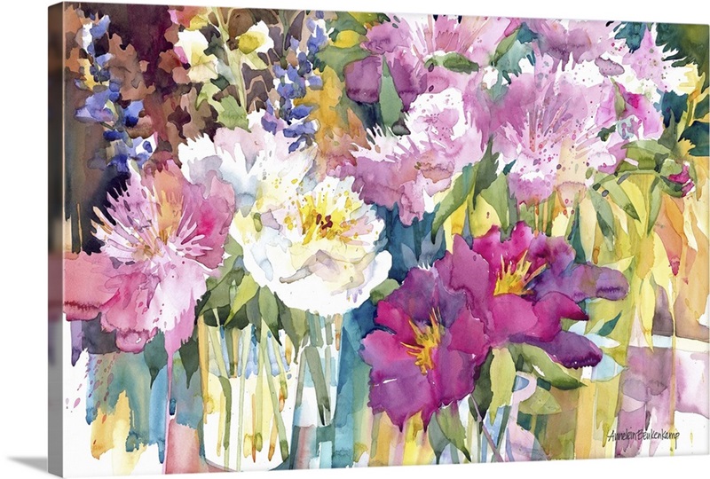 Plethora Of Peonies | Great Big Canvas