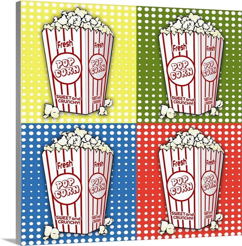 Popcorn Pop Art I | Great Big Canvas