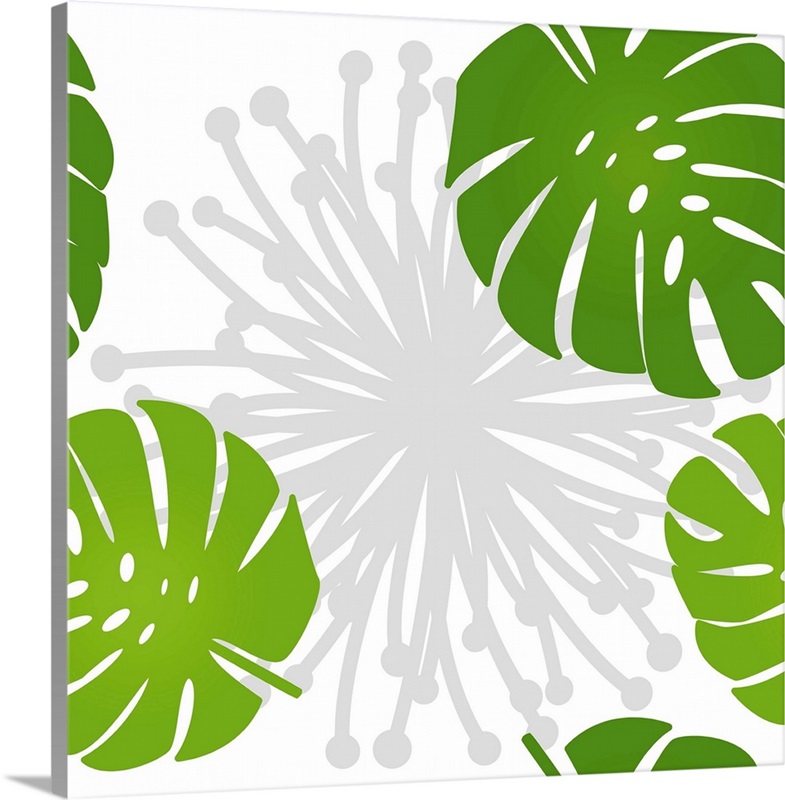 Rain Forest Pattern III Leaves | Great Big Canvas