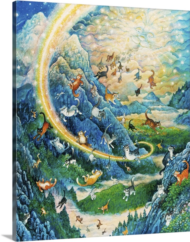 Rainbow Cat Creation | Great Big Canvas