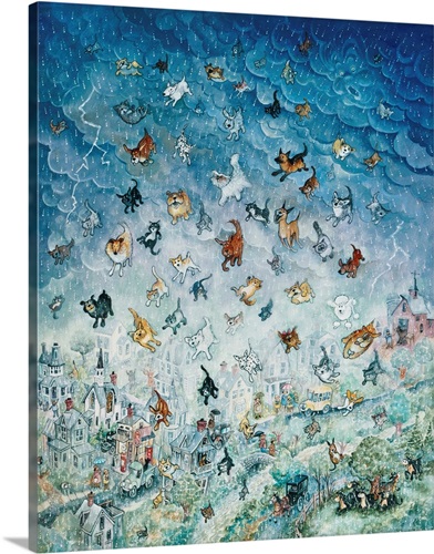 Raining Cats and Dogs | Great Big Canvas