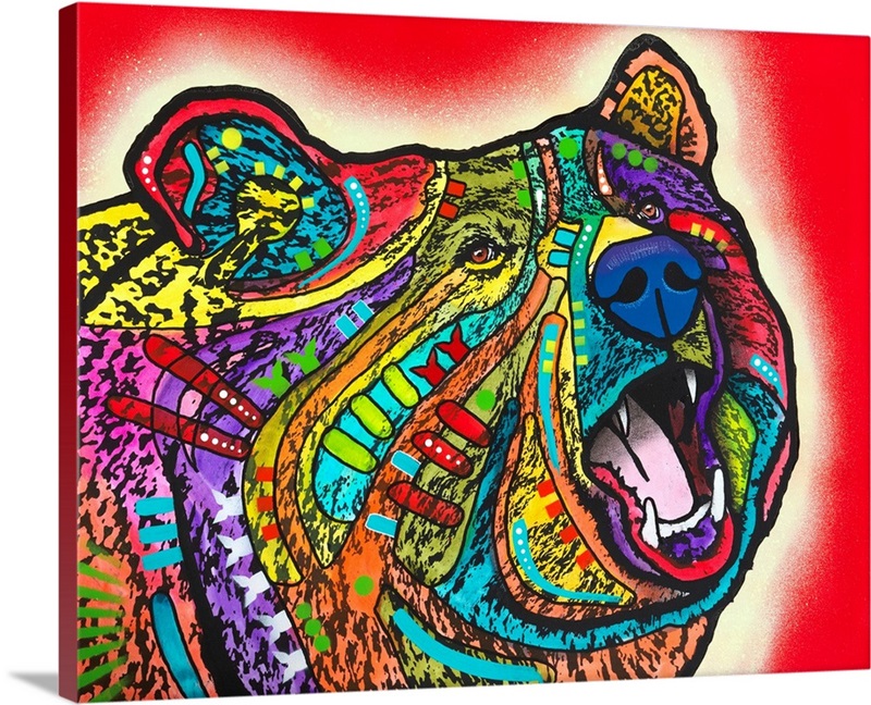 Roaring Bear Wall Art, Canvas Prints, Framed Prints, Wall Peels | Great ...