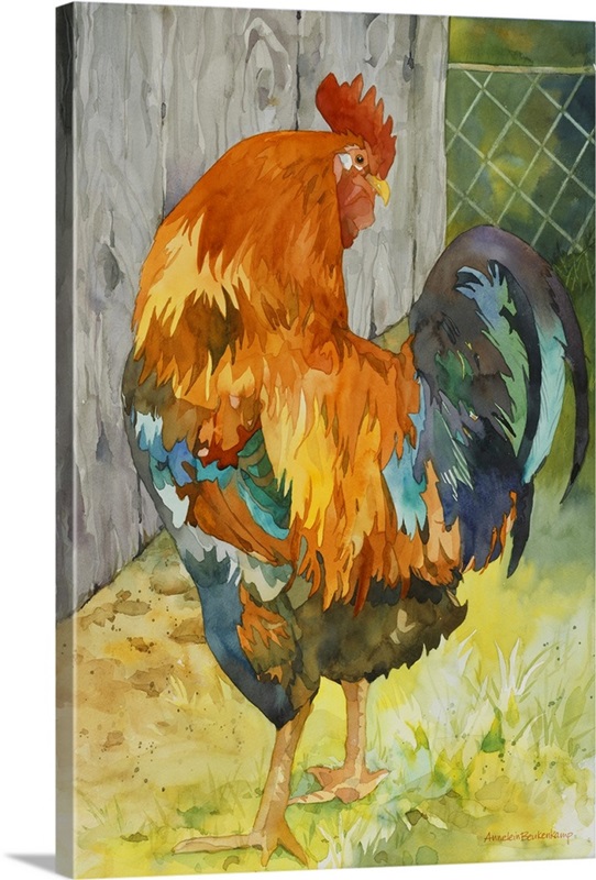 Rooster Pen Wall Art, Canvas Prints, Framed Prints, Wall Peels | Great ...