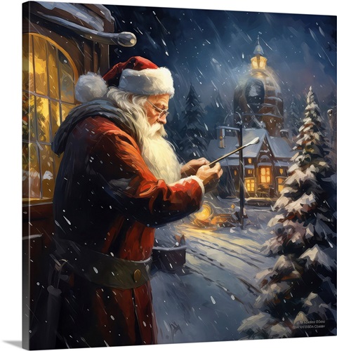 Santa Oh Santa Wall Art, Canvas Prints, Framed Prints, Wall Peels ...