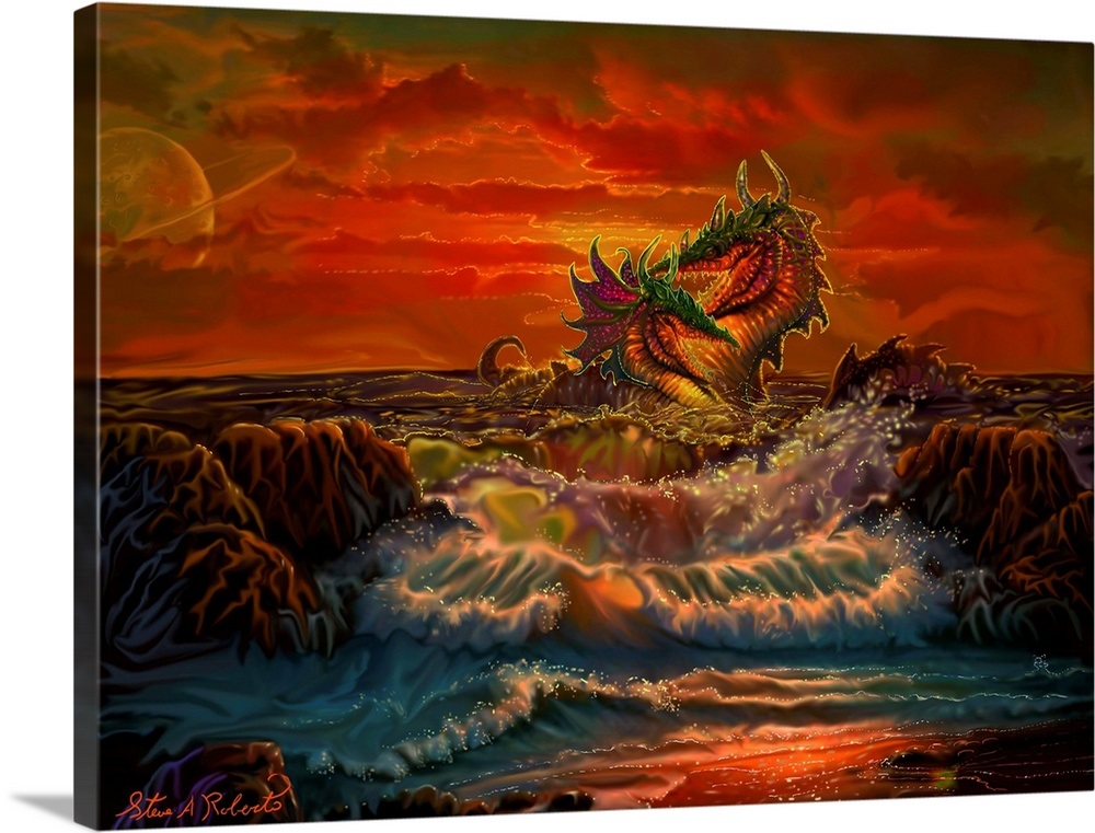 Sea Serpents Wall Art, Canvas Prints, Framed Prints, Wall Peels | Great ...