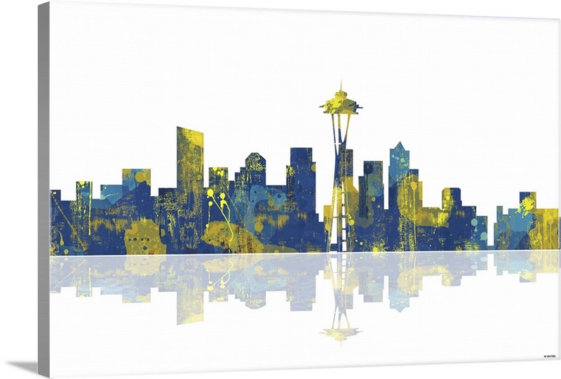 Seattle Washington Skyline I | Great Big Canvas