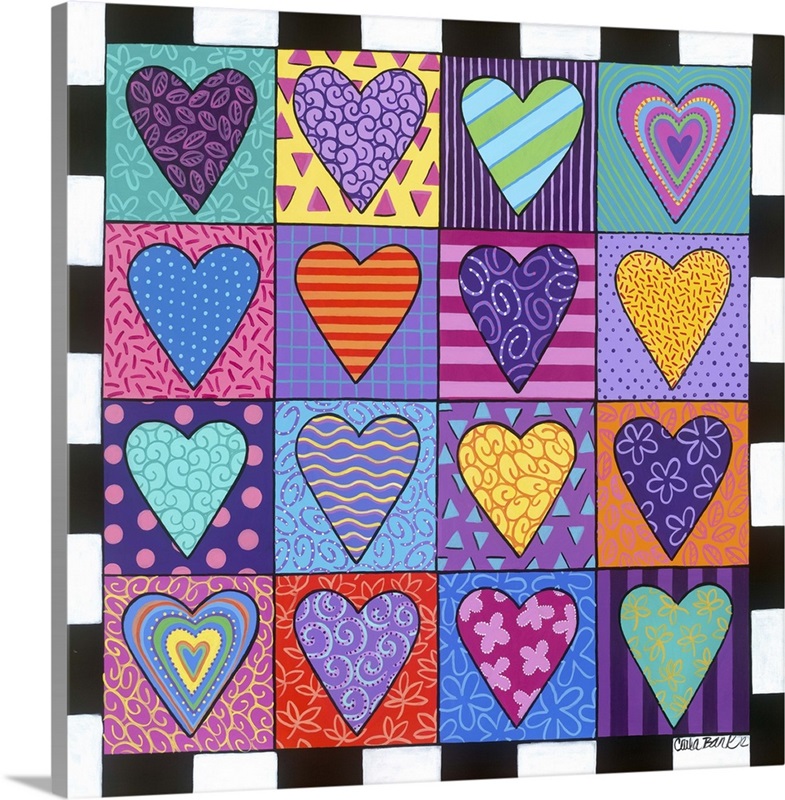 Sixteen Hearts | Great Big Canvas