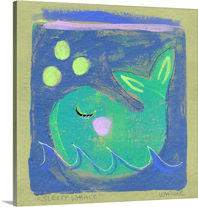 Sleepy Whale | Great Big Canvas