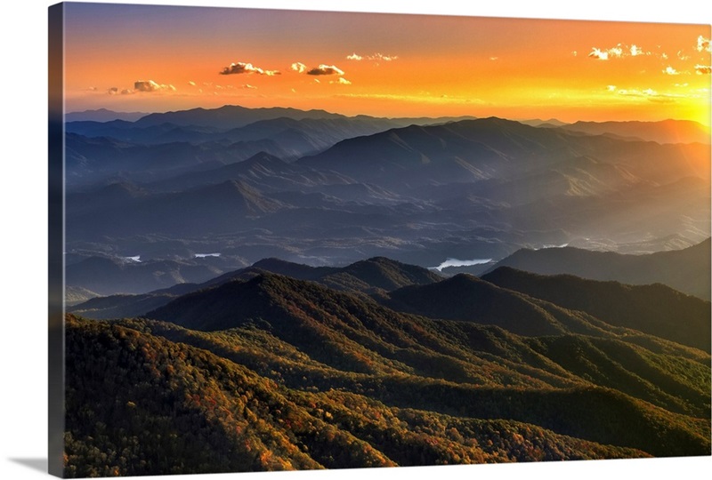Smoky Mountains Sunset | Great Big Canvas