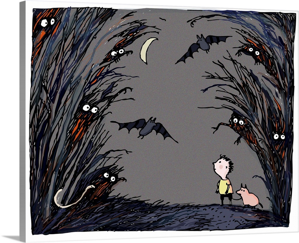 Spooky Wall Art, Canvas Prints, Framed Prints, Wall Peels | Great Big ...