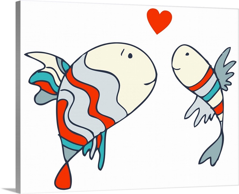 Two Little Fish | Great Big Canvas