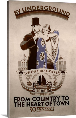 Underground Country to Heart of Town | Great Big Canvas