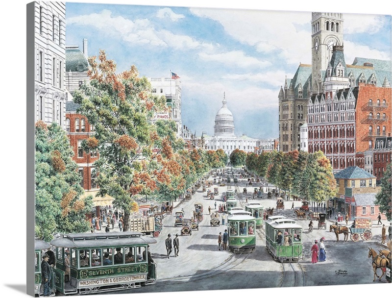 Washington D.C. Gridlock | Great Big Canvas