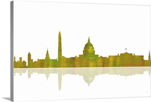 Washington DC Skyline I Wall Art, Canvas Prints, Framed Prints, Wall ...
