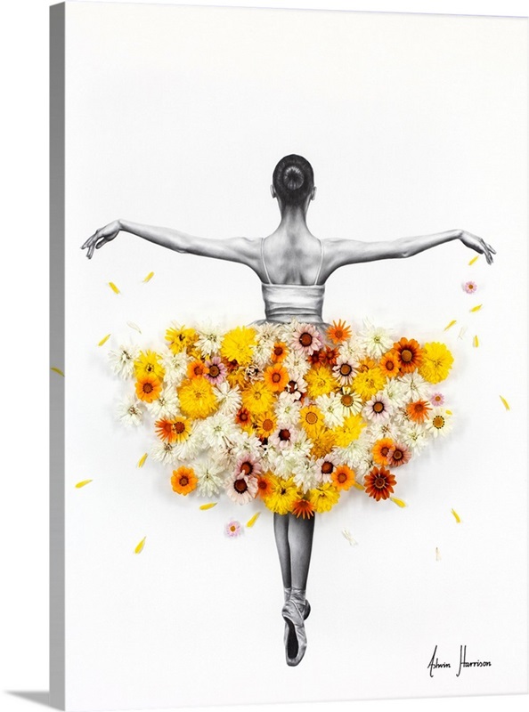 Flower Ballerina | Great Big Canvas
