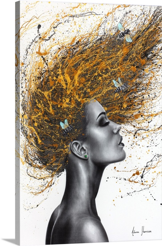 Honey Bee Woman | Great Big Canvas