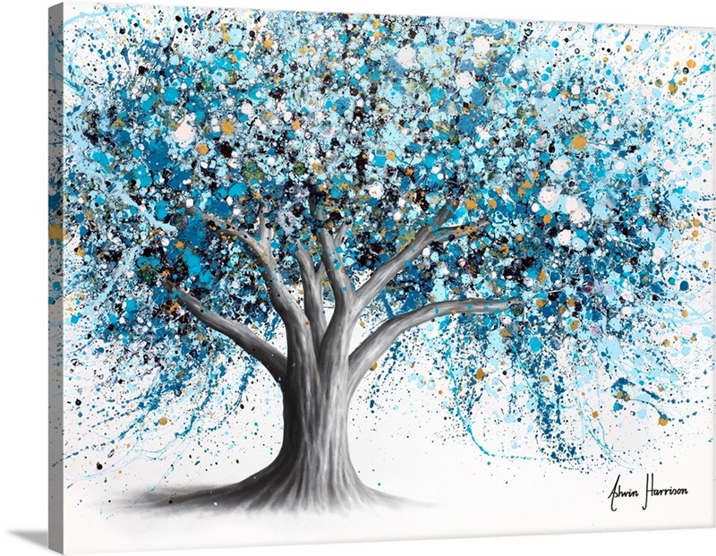 Snow Sparkle Tree | Great Big Canvas
