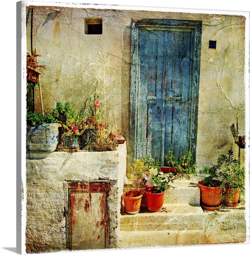 Pictorial Greek Villages Wall Art, Canvas Prints, Framed Prints, Wall ...