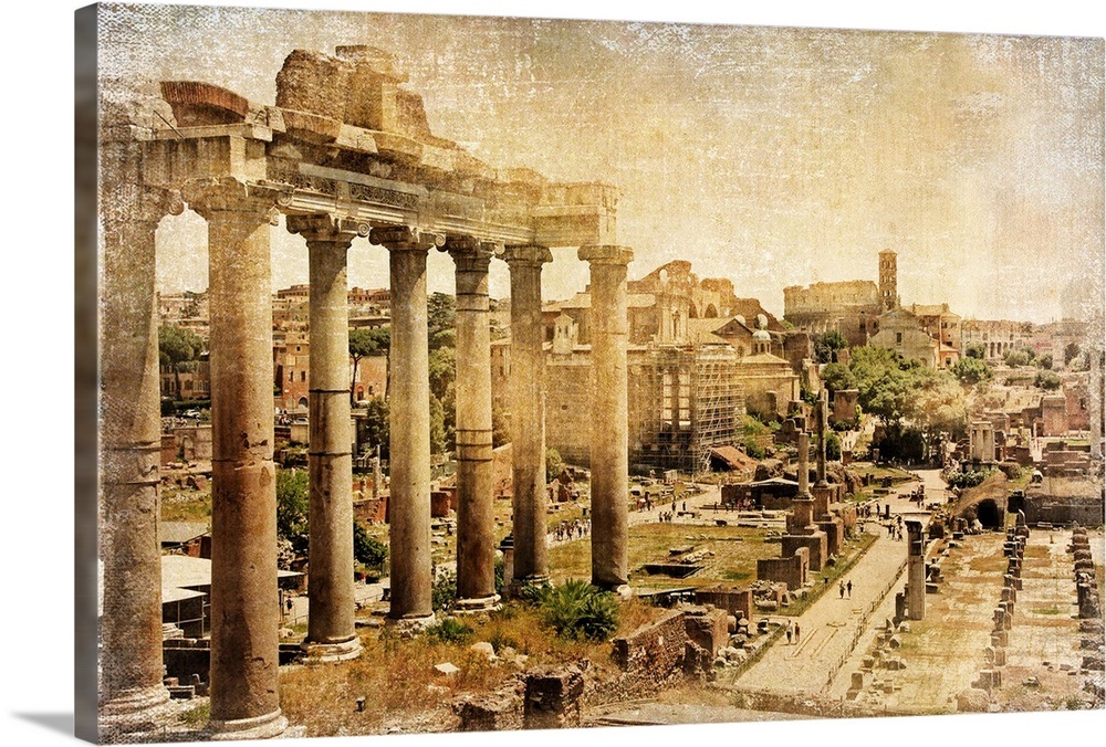 Roman Forums Wall Art, Canvas Prints, Framed Prints, Wall Peels | Great ...