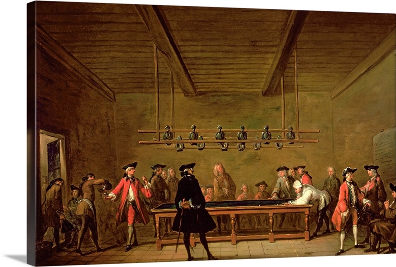 A Game of Billiards, c.1720-26 | Great Big Canvas