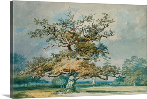 A Landscape with an Old Oak Tree | Great Big Canvas