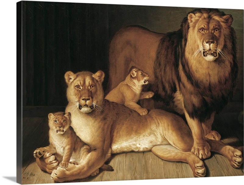 A Pride of Lions, 1801-02 | Great Big Canvas