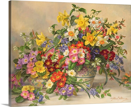 AB/296 Spring Flowers and Poole Pottery | Great Big Canvas