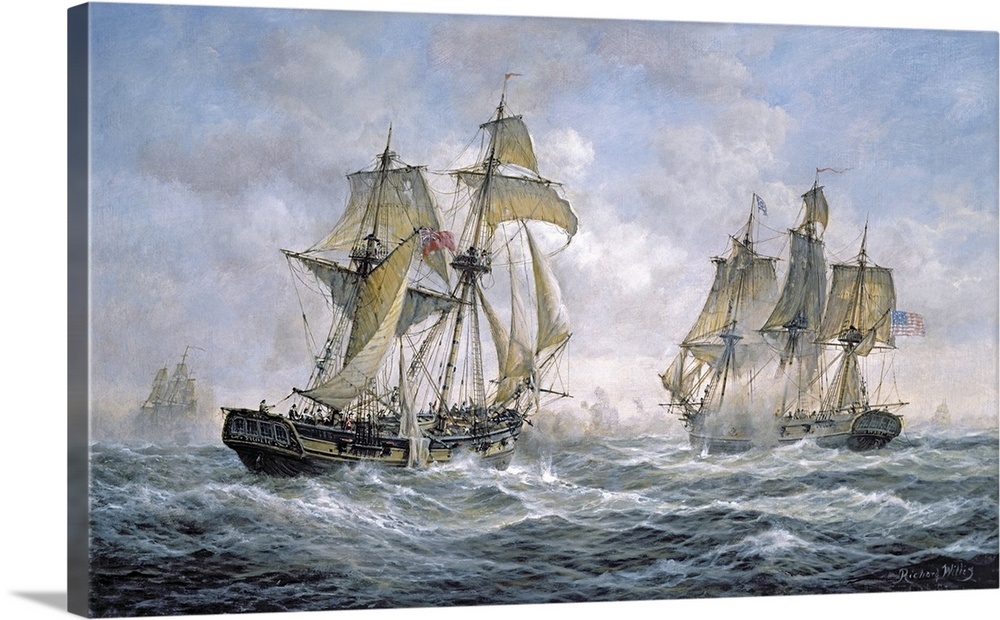 Action Between U.S. Sloop-of-War Wasp and H.M. Brig-of-War Frolic, 1812 ...