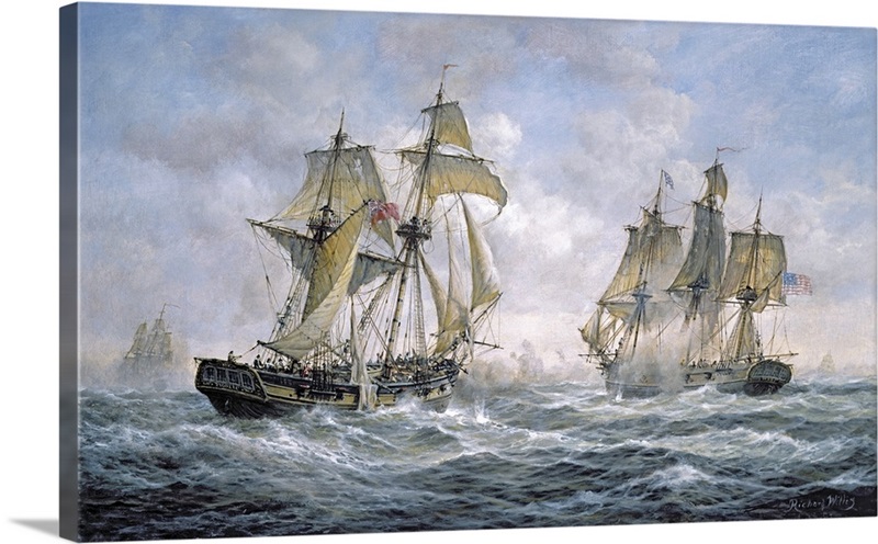 Action Between U.S. Sloop-of-War Wasp and H.M. Brig-of-War Frolic, 1812 ...