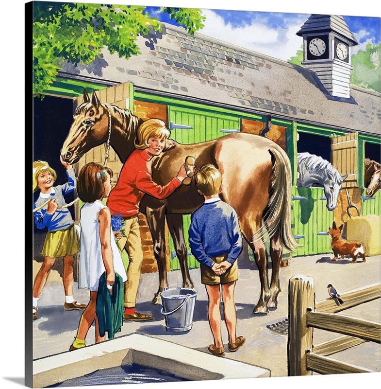 At the stables | Great Big Canvas