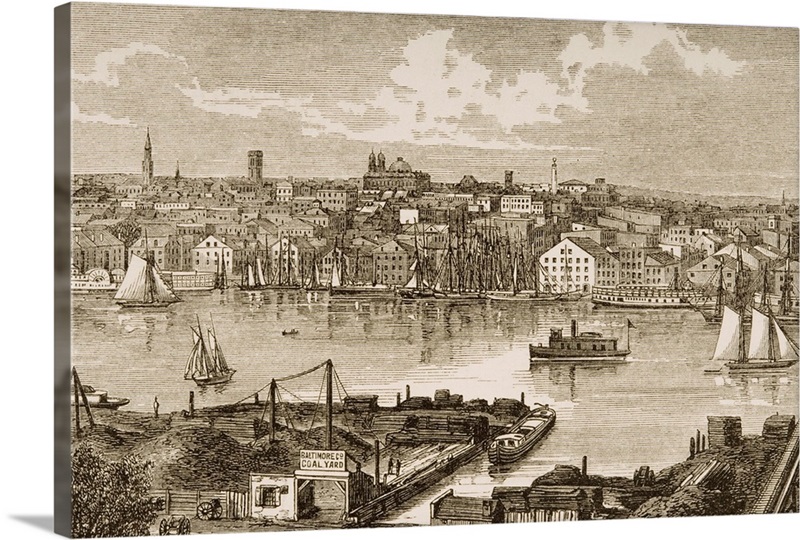 Baltimore, in c.1870 | Great Big Canvas