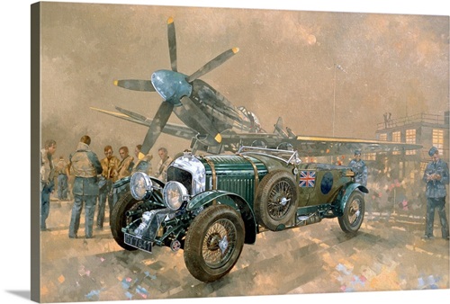 Bentley and Spitfire | Great Big Canvas