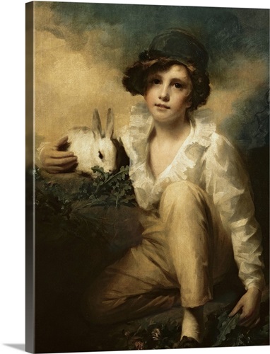 Boy and Rabbit, c.1814 | Great Big Canvas