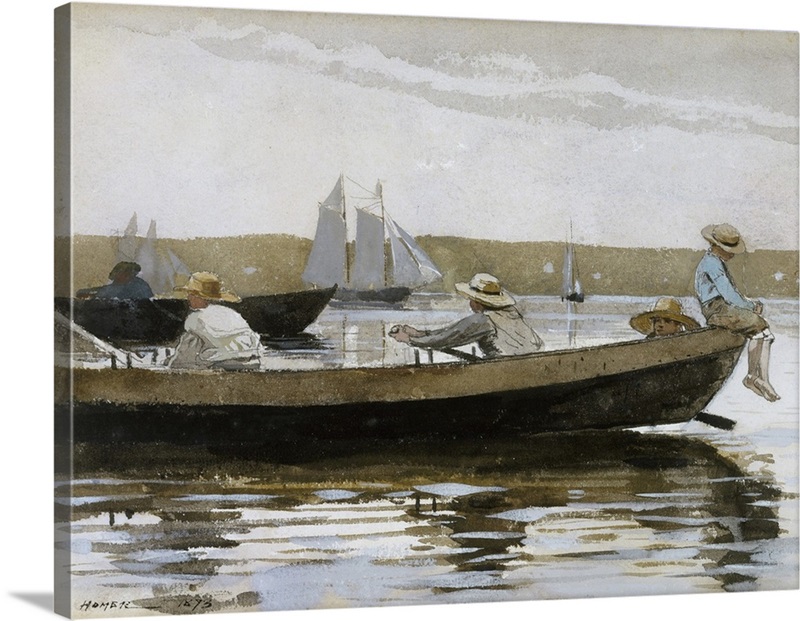 Boys In A Dory, 1873 | Great Big Canvas