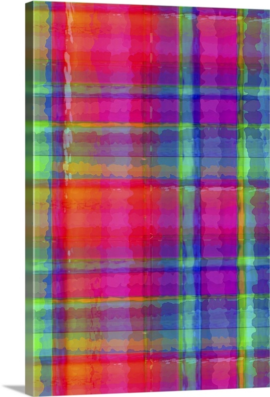 Bright Plaid | Great Big Canvas