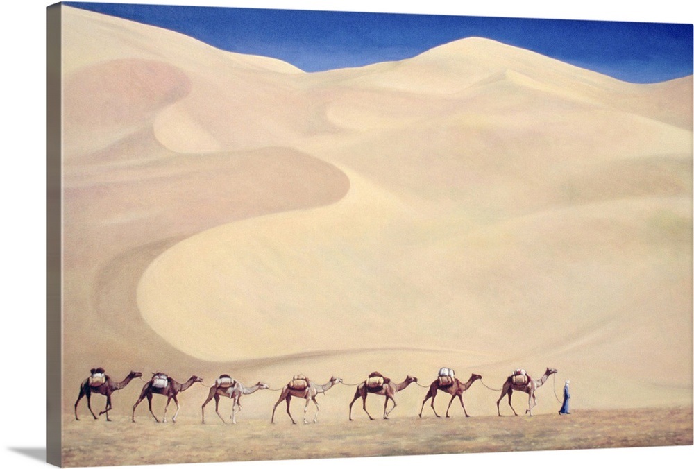 Camel Train Wall Art, Canvas Prints, Framed Prints, Wall Peels | Great ...