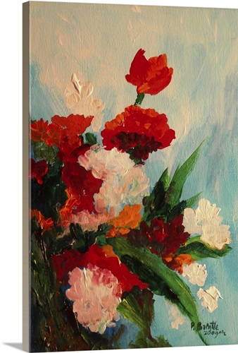 Capricious Carnations, 2017 | Great Big Canvas