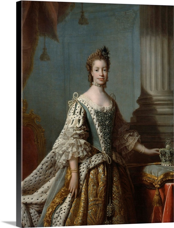 Charlotte Sophia of Mecklenburg-Strelitz, 1762 | Great Big Canvas