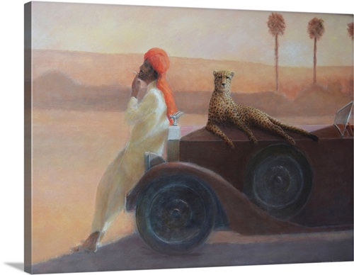 Cheetah On The Bonnet Wall Art, Canvas Prints, Framed Prints, Wall ...