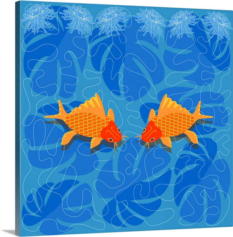 Chinese Fish Wall Art, Canvas Prints, Framed Prints, Wall Peels | Great ...
