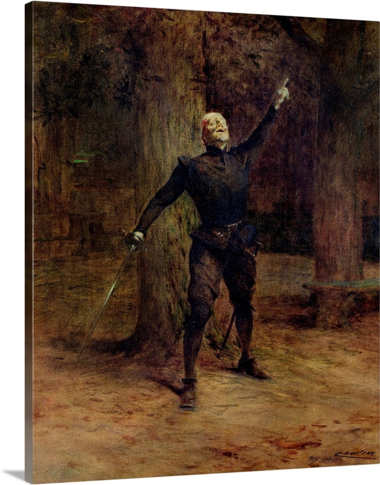 Constant Coquelin (1841-1909) as Cyrano de Bergerac Wall Art, Canvas ...