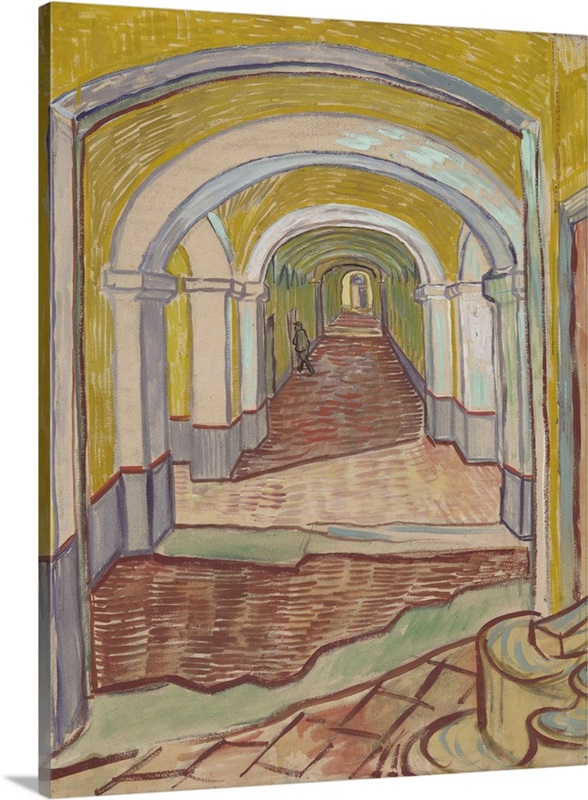 Corridor In The Asylum, 1889 | Great Big Canvas